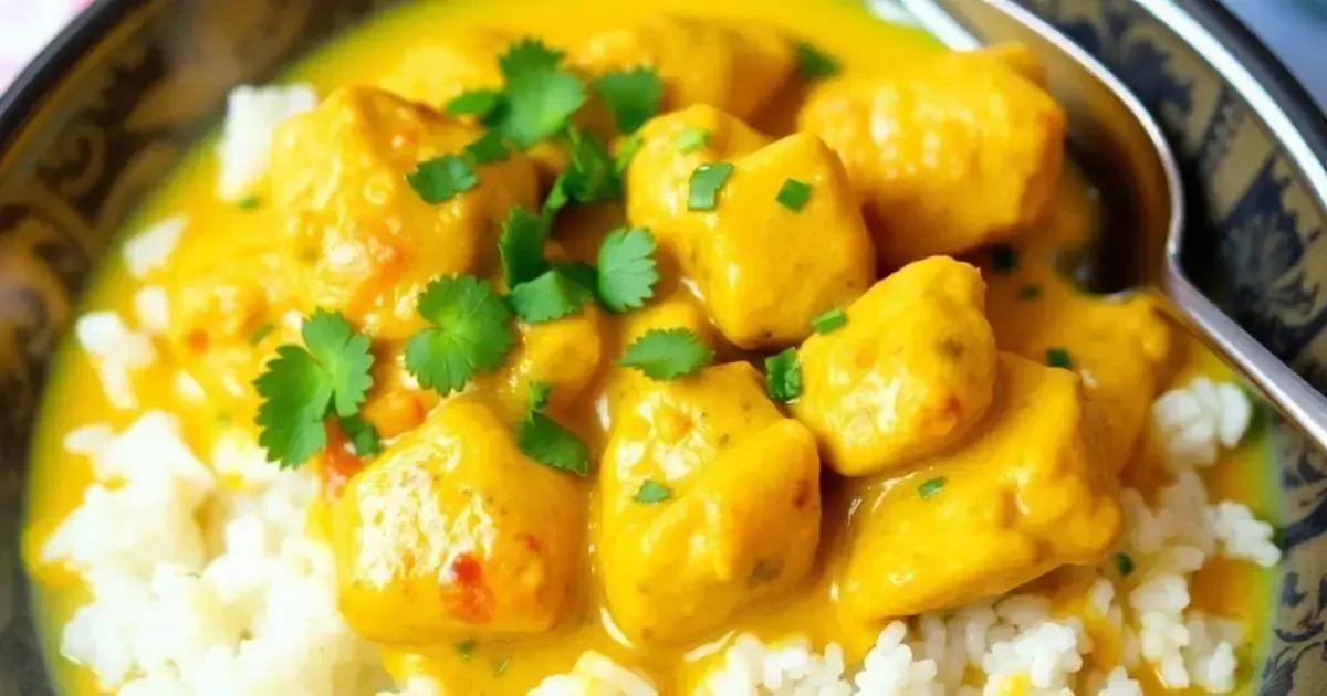 Descubra O Sabor Dessa Receita De Frango Ao Curry Com Leite De Coco